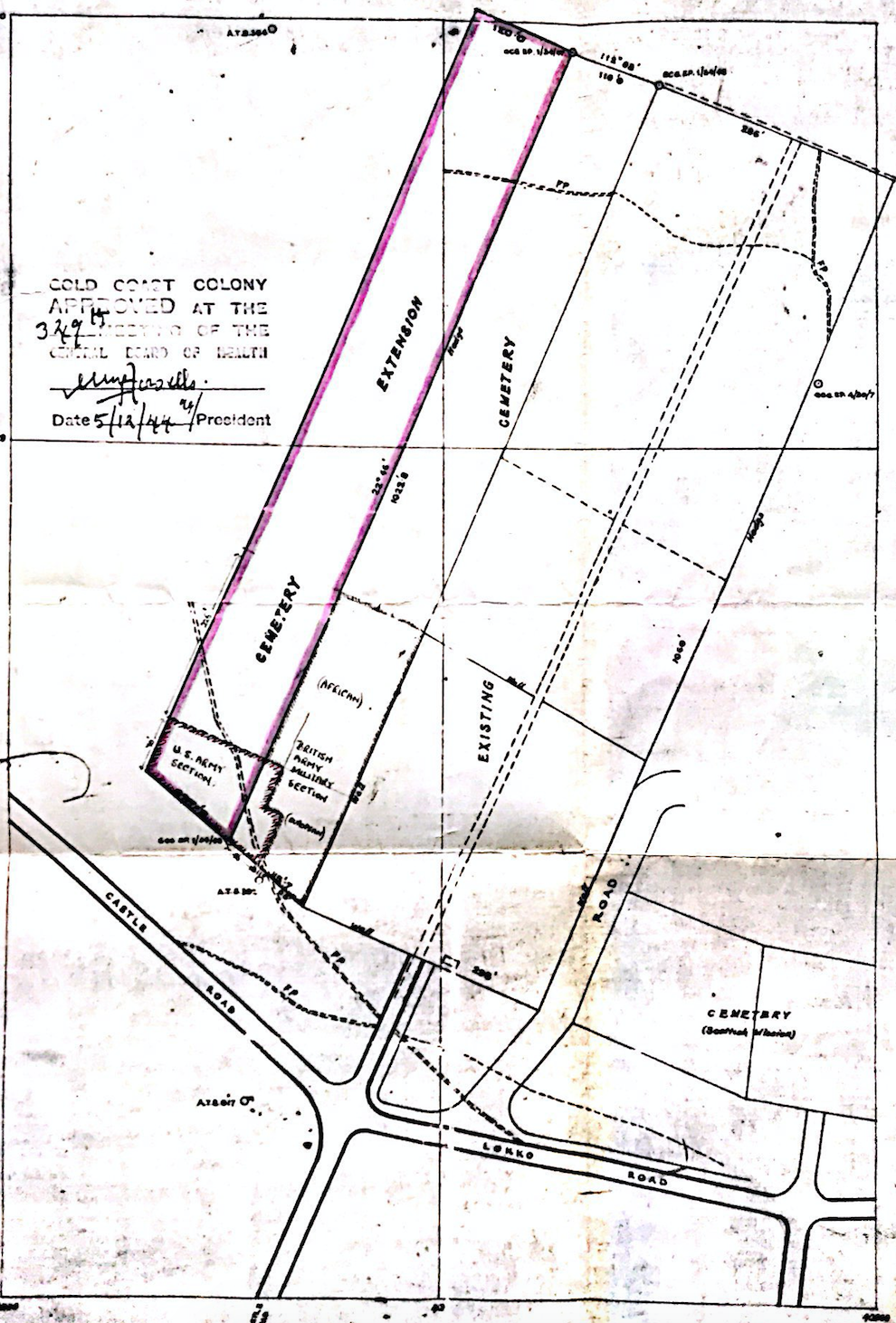 Placing and Spacing the Dead in Colonial Accra – The Metropole